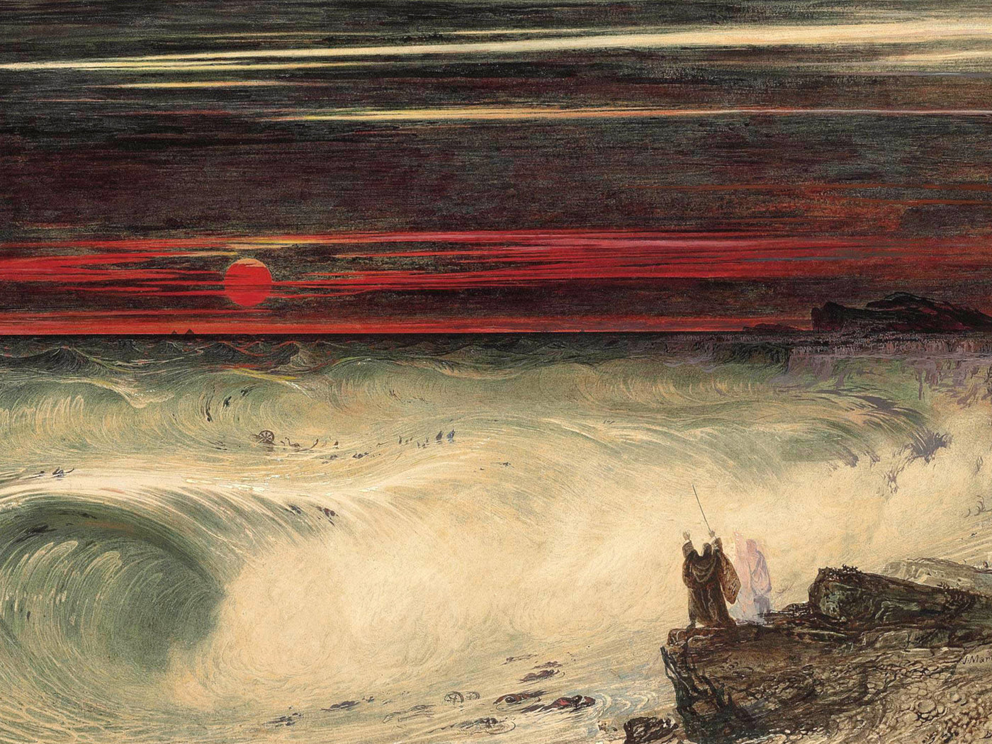 John Martin Fine Art Print: The Destruction of Pharaoh’s Host ...