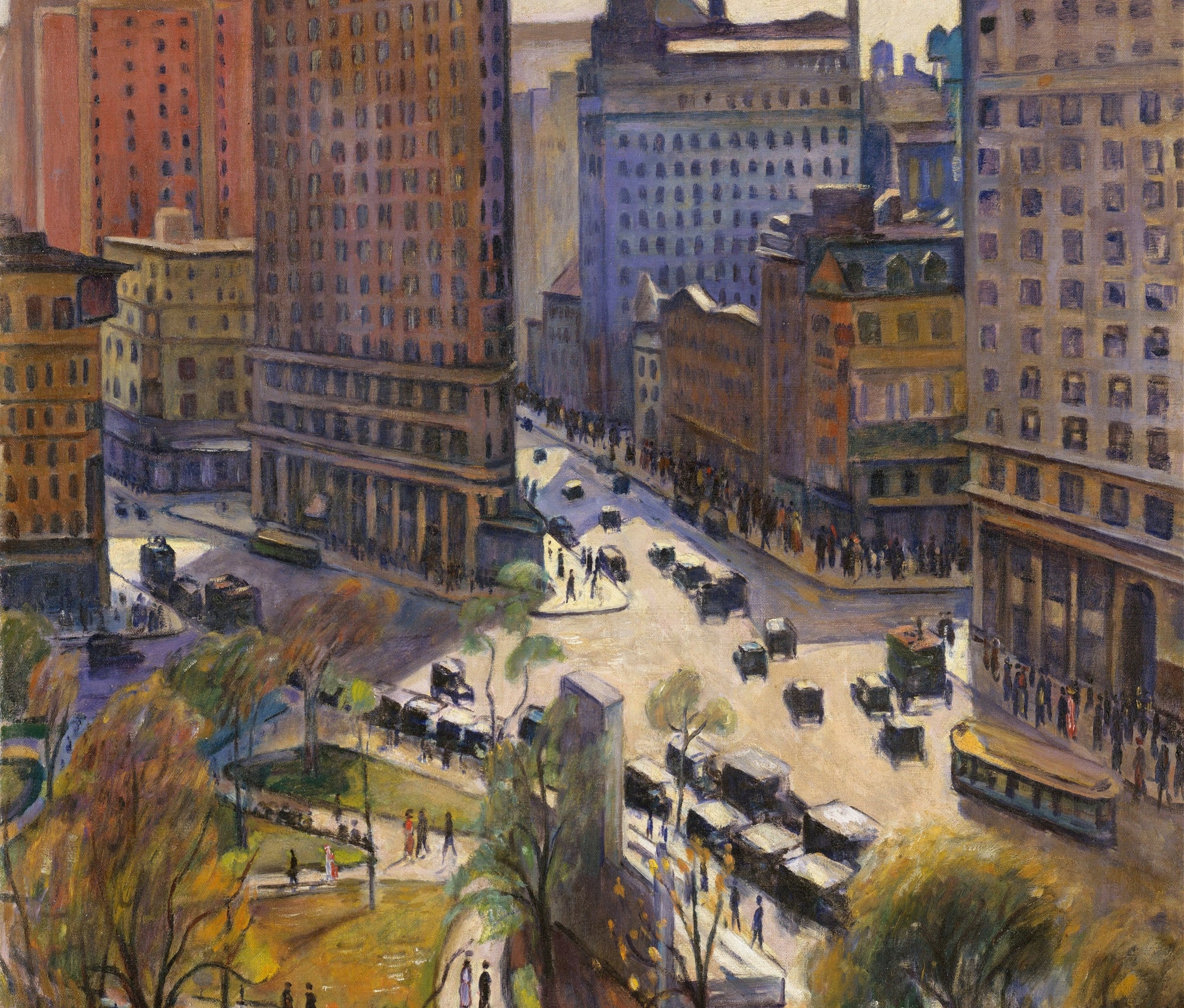 The Flat Iron Building, Samuel Halpert Fine Art Print – GalleryThane