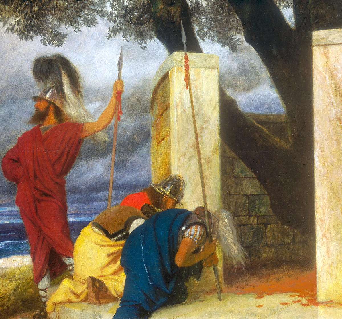 Odysseus and Polyphemus, Arnold Bocklin Fine Art Print – GalleryThane