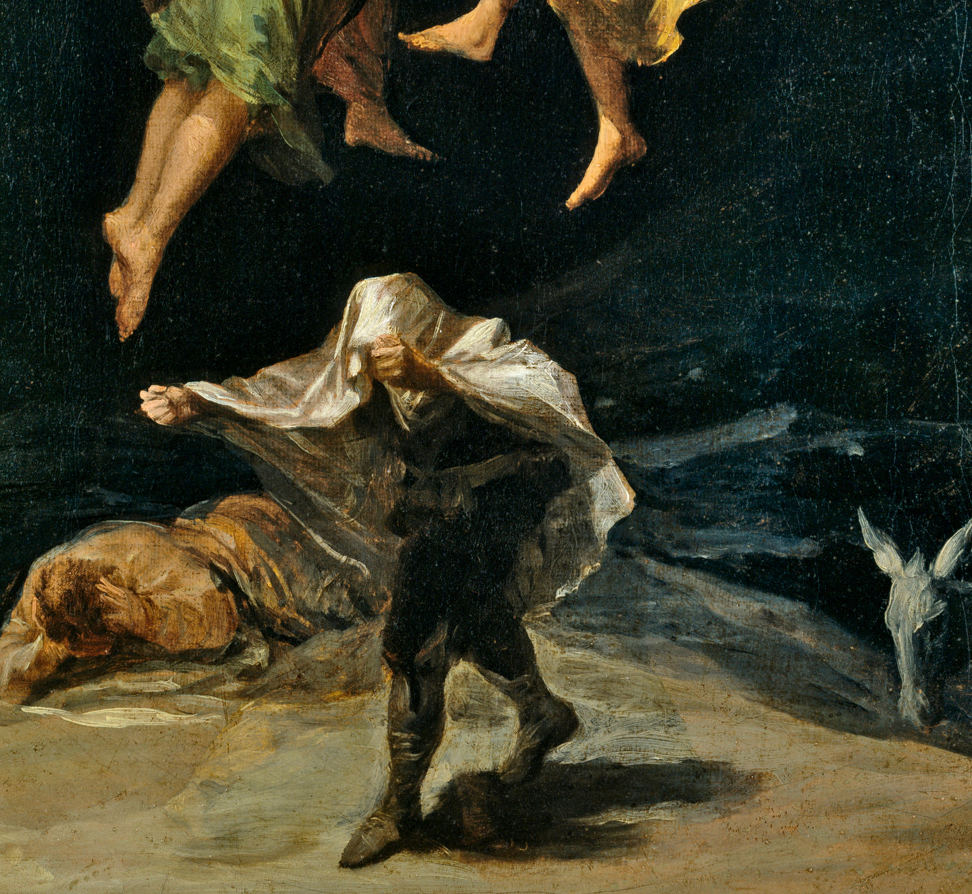 Francisco Goya Fine Art Print, The Witches Flight – GalleryThane
