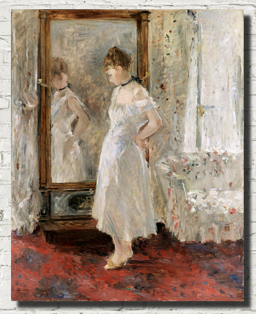 Berthe Morisot, French Fine Art Print : The psyche mirror – GalleryThane