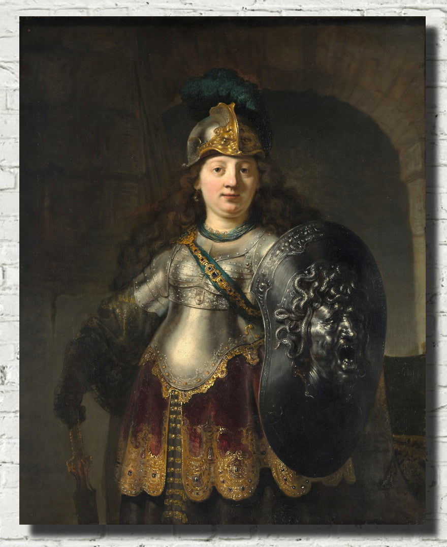 Rembrandt Fine Art Print, Bellona - Roman Goddess of War – GalleryThane