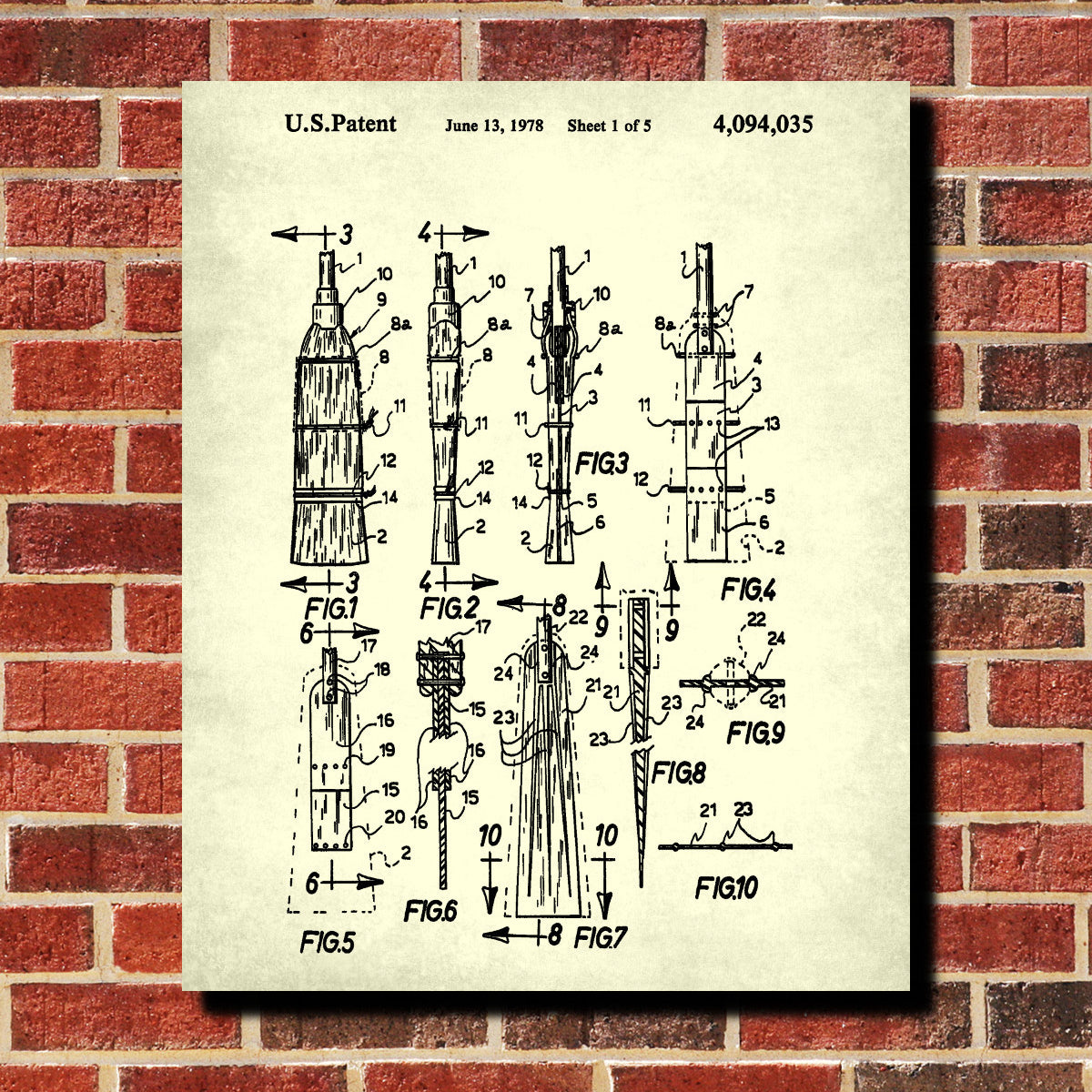 Curling Broom Patent Print Winter Sports Blueprint Poster – GalleryThane