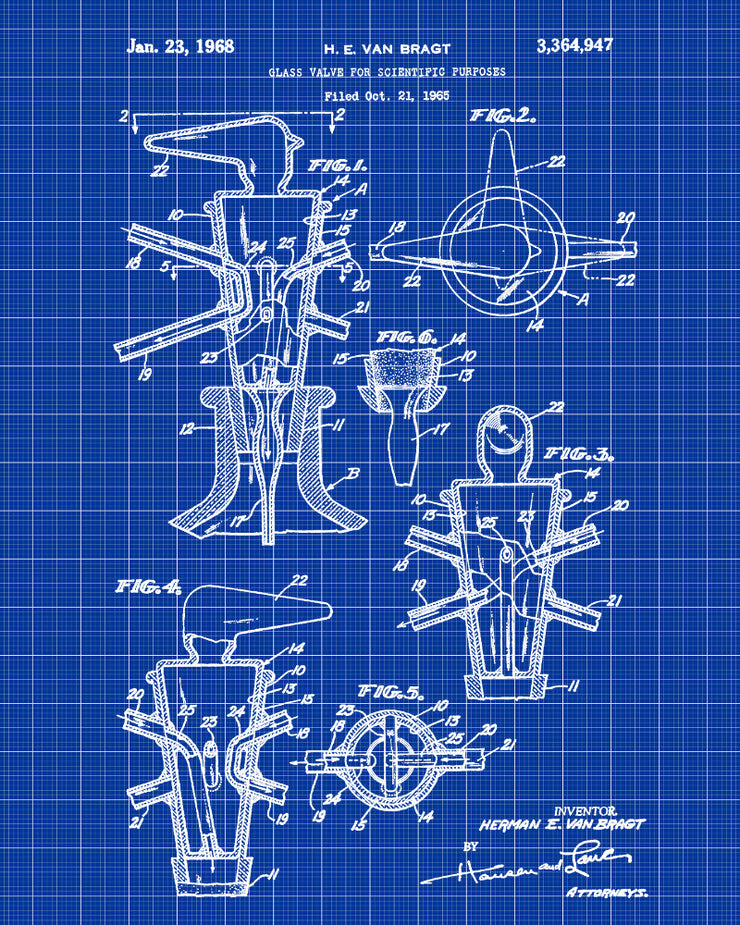 Laboratory Equipment Patent, Science Poster, Glassware Print – GalleryThane