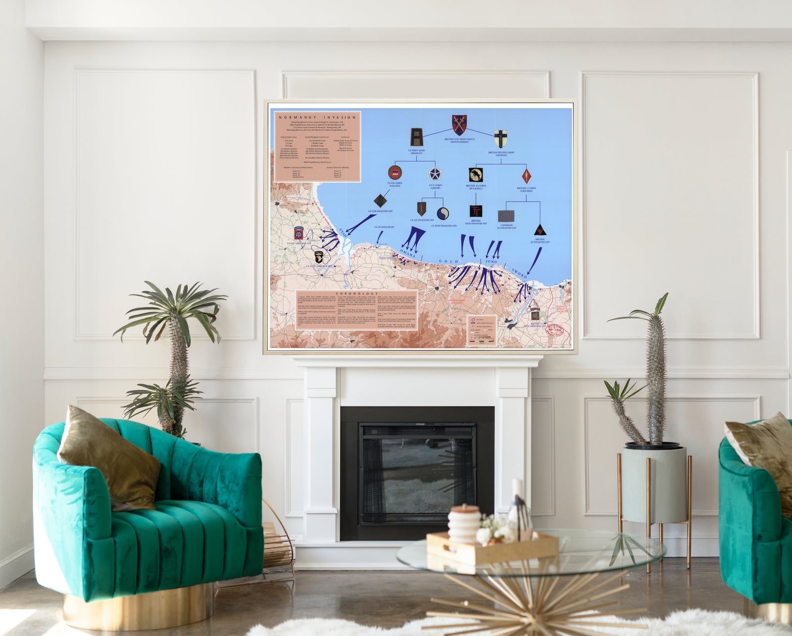 Normandy Invasion Map D-Day the 6th of June 1944 – GalleryThane