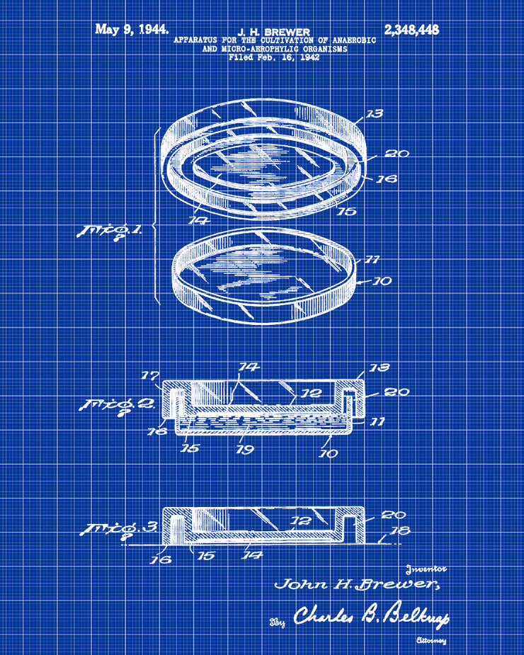 Laboratory Equipment Patent, Science Poster, Petri Dish Print ...
