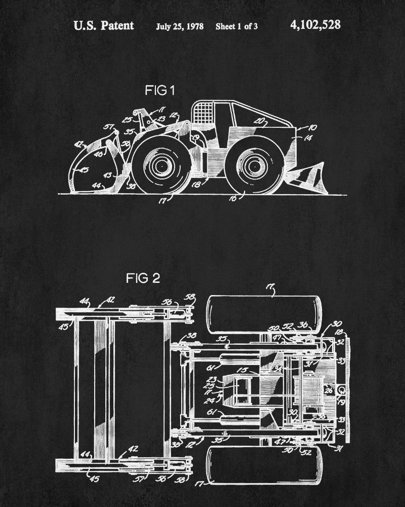 Logging Poster, Skidder Loader, Forestry Wall Art – GalleryThane