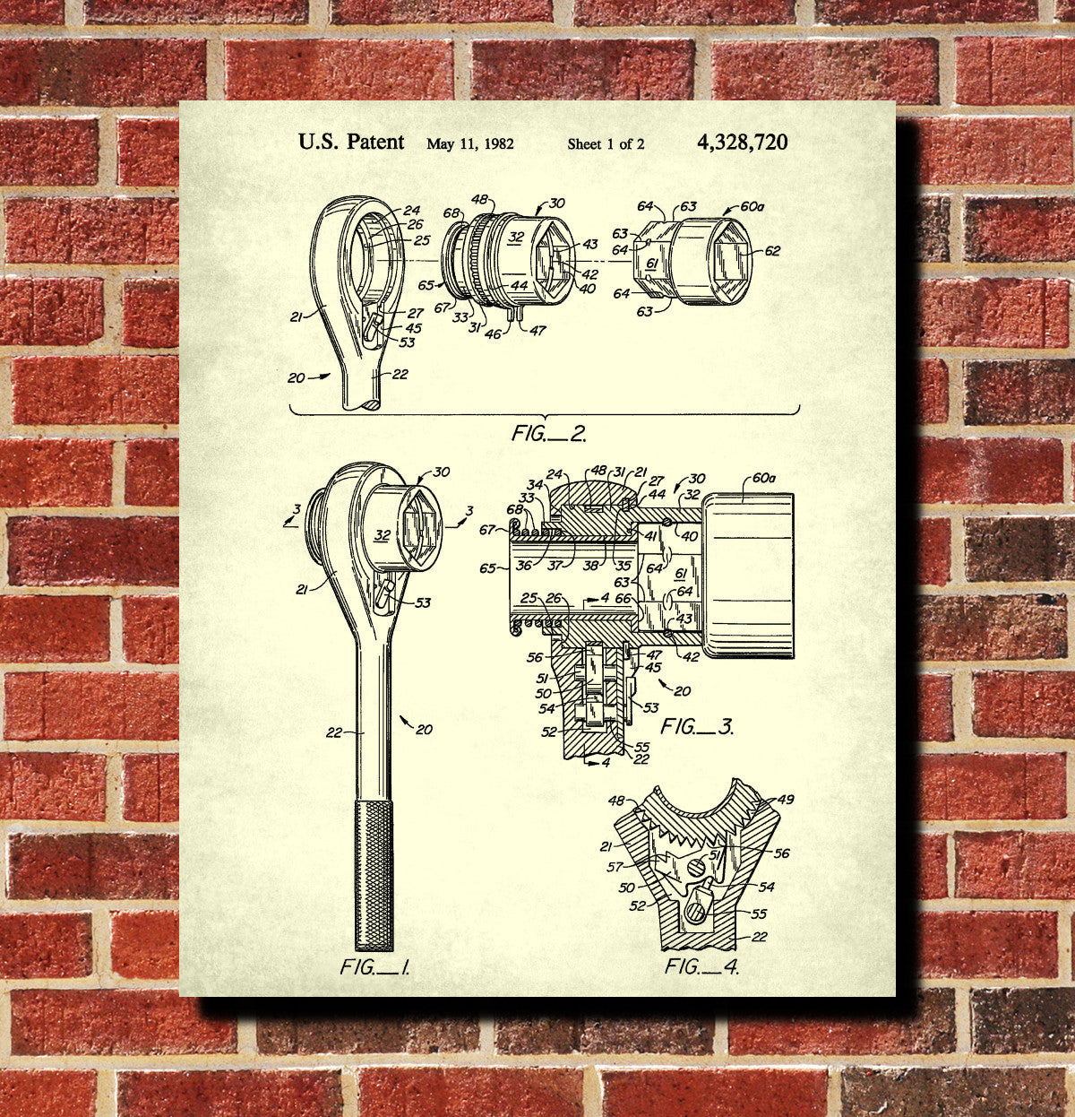 socket wrench set drawing