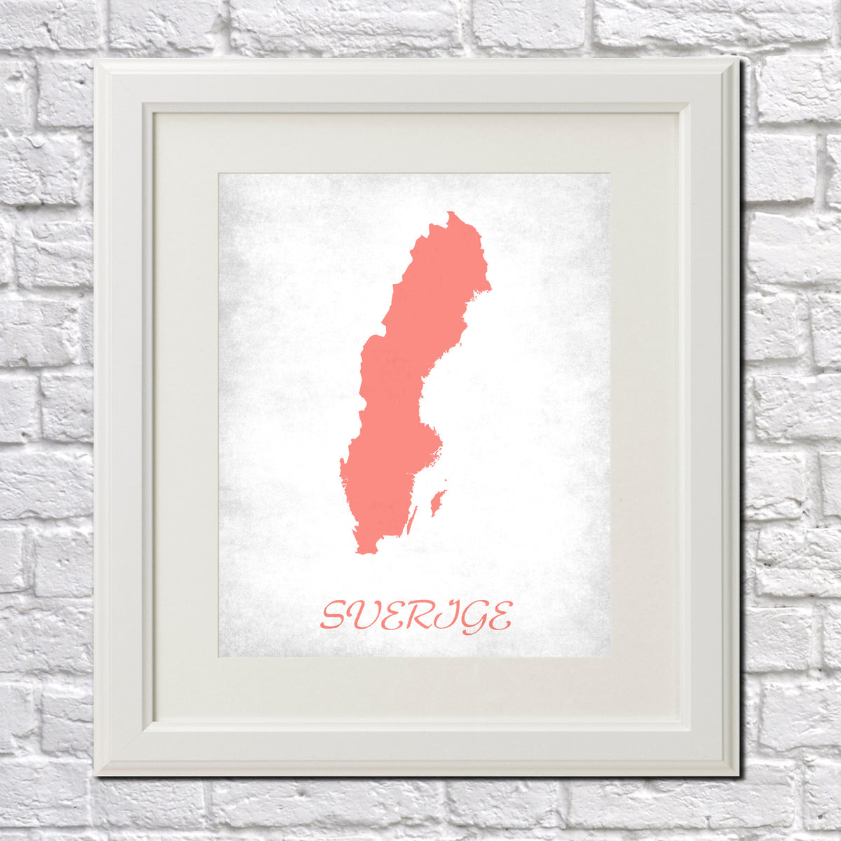 Sweden Map Print Outline Wall Map – GalleryThane