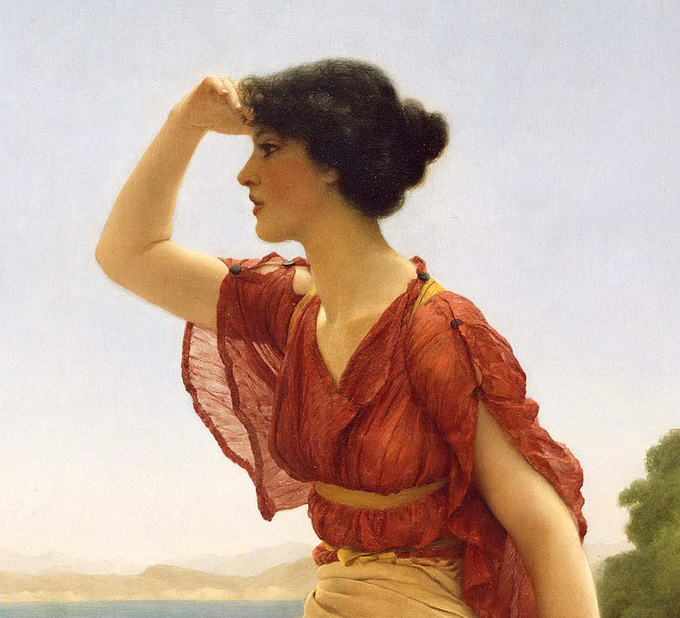 John William Godward Fine Art Print : Summer Idleness, Day Dreams ...