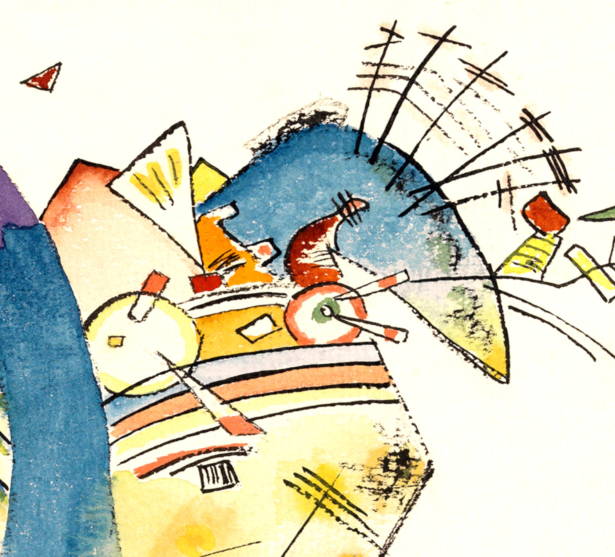 Wassily Kandinsky Fine Art Print, Untitled Abstract – GalleryThane